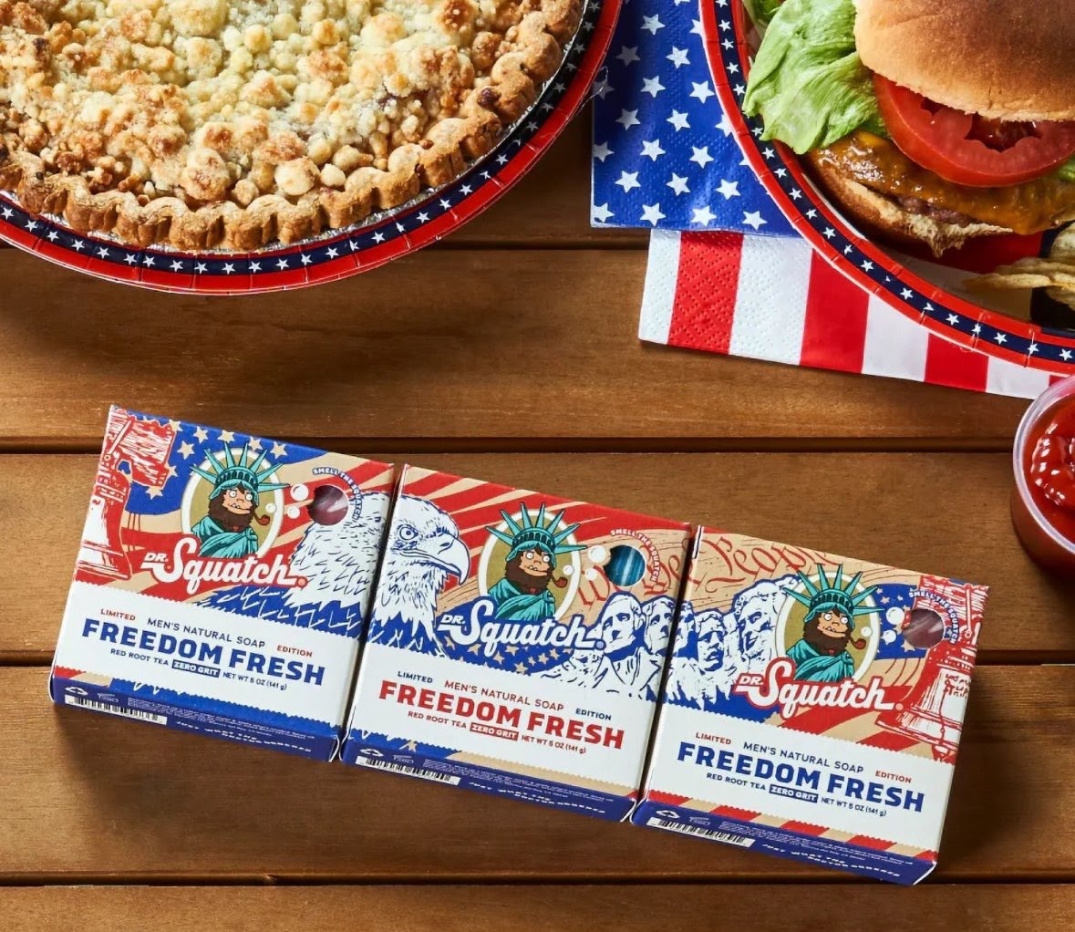 Dr. Squatch Limited Edition Freedom Fresh Bar Soap – The Strawberry Shop