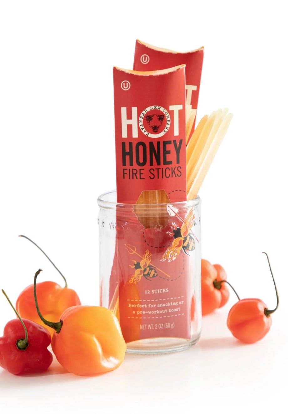 Savannah Bee Company Hot Honey Fire Sticks – The Strawberry Shop